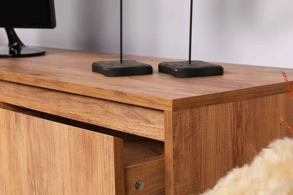 Designový TV stolek Olesia 180 cm vzor ořech