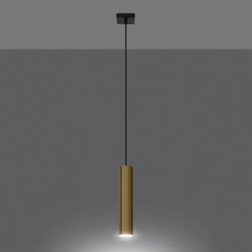Závěsná lampa SOLLUX LAGOS 1 leštěné zlato GU10 1x10W bez žárovky SL.1200