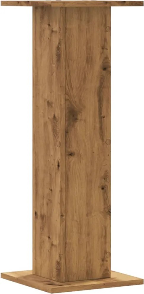 Stojany na rostliny 2 ks dub artisan 30 x 30 x 80 cm kompozit 3307872