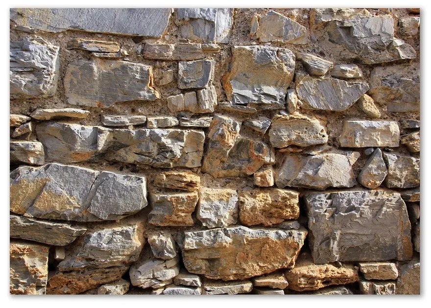 Wallmuralia Foto obraz akrylový Kamenná stěna 100x70