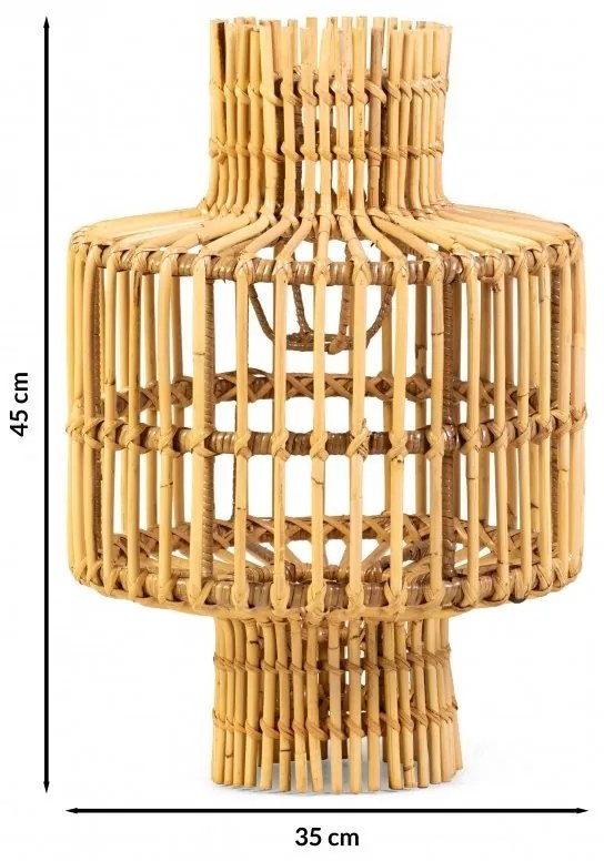 Stínidlo na závěsnou lampu Celebes ratan