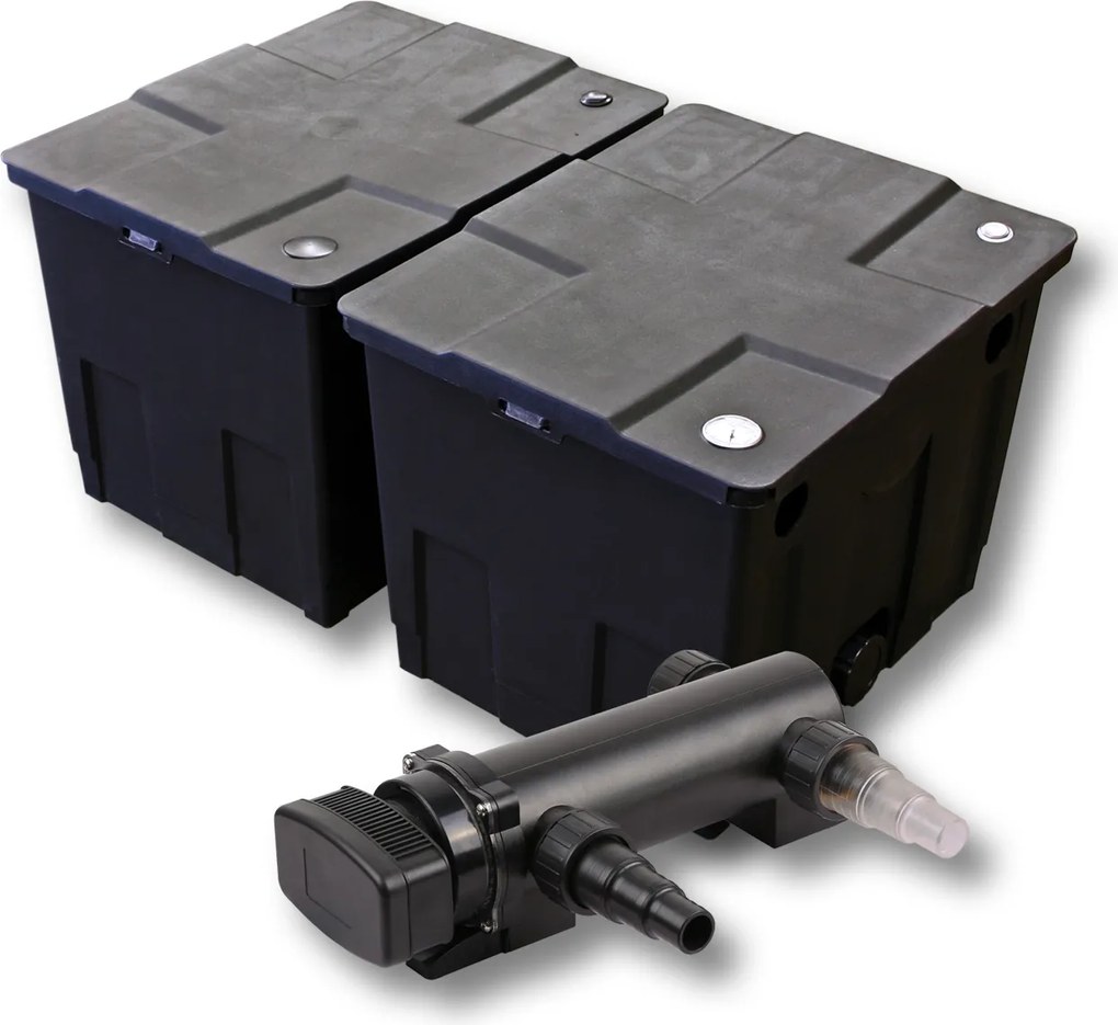 Sada jezírkové filtrace SunSun CBF-350B / CUV-318 – 60000 L (54659)