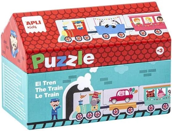 Apli puzzle dům vláček