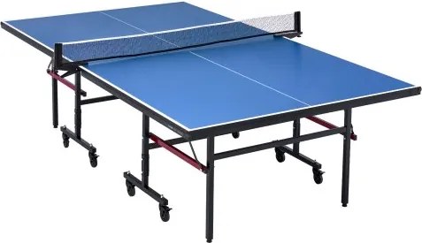 Pingpongový stůl Skládací vnitřní stolek na stolní tenis s upínací sítí