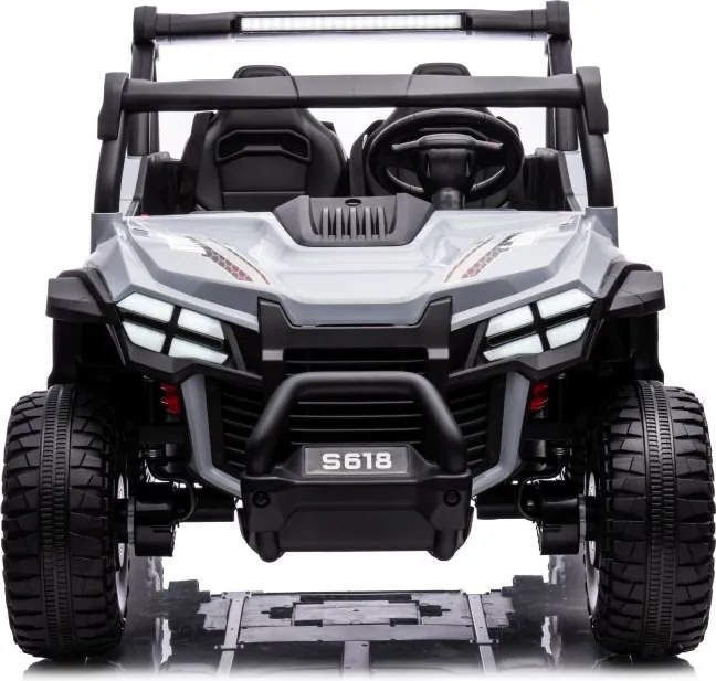LEAN CARS Elektrické autíčko S618 šedé 4x4
