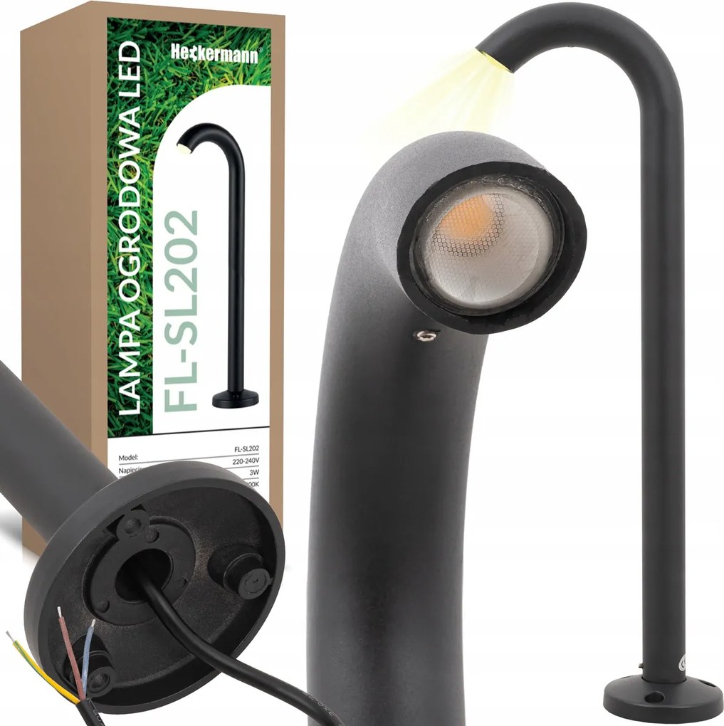 Led Zahradní Lampa Venkovní Stojací Sloupek 50 CM