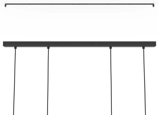 Eglo 390164 - Lustr na lanku CIDRAZ 4xE27/40W/230V černá/hnědá
