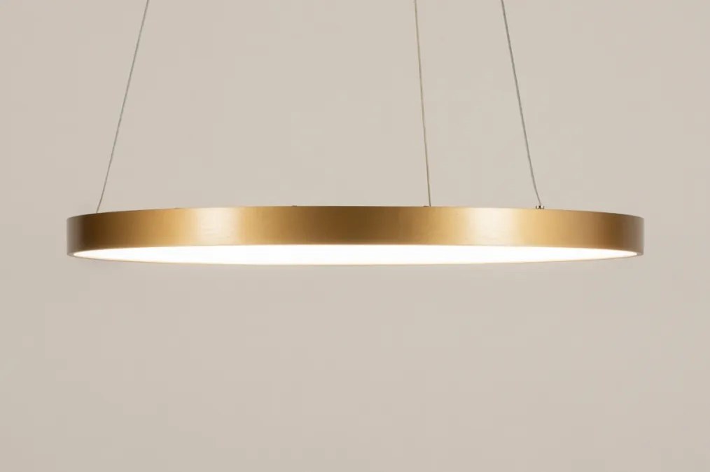 Závěsné designové LED svítidlo nad stůl Opus Maximus Gold 58