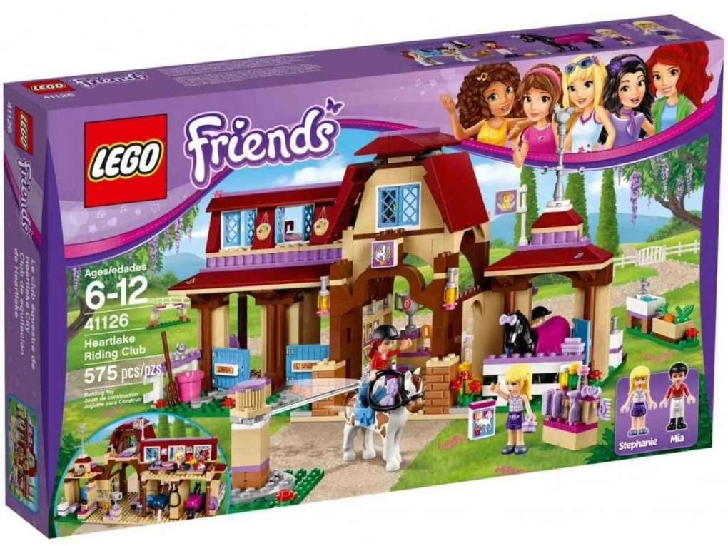 Stavebnice lego friends 41126 jezdecký klub v heartlake