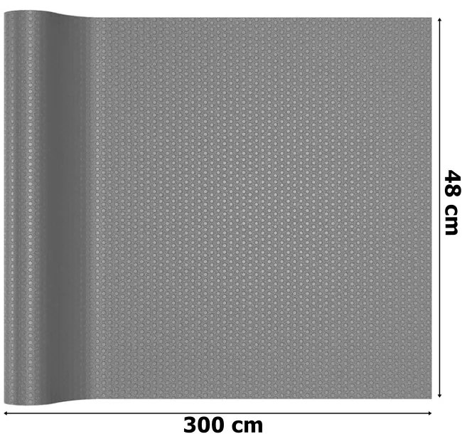 Protiskluzová podložka BARGO šedá 48x300 cm