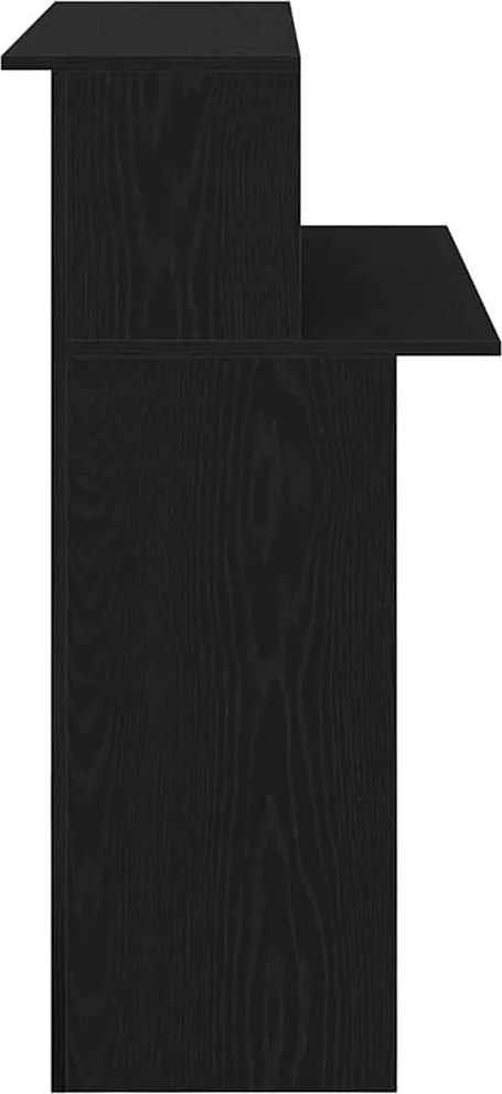vidaXL Recepční stůl 100x50x103,5 cm kompozitní dřevo [859029] Barva: Černá