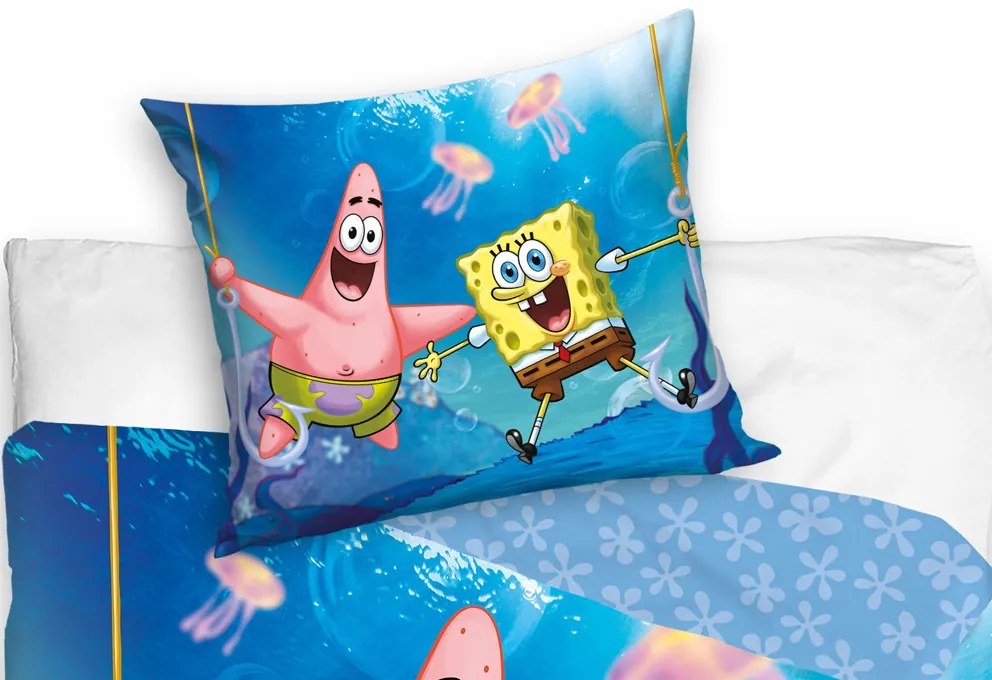 Dětské povlečení Sponge Bob Na háčku