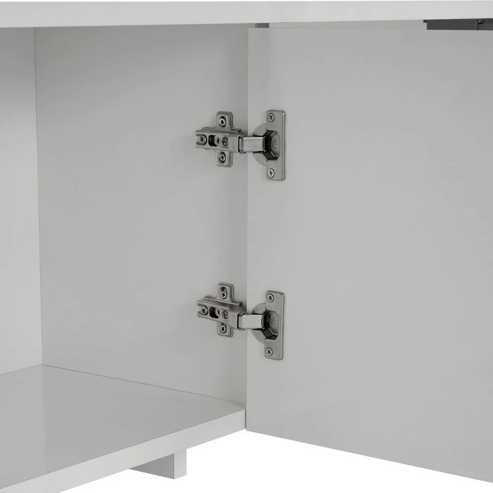 Bílý TV stolek 180x45x32 cm Aurelia – Kalune Design
