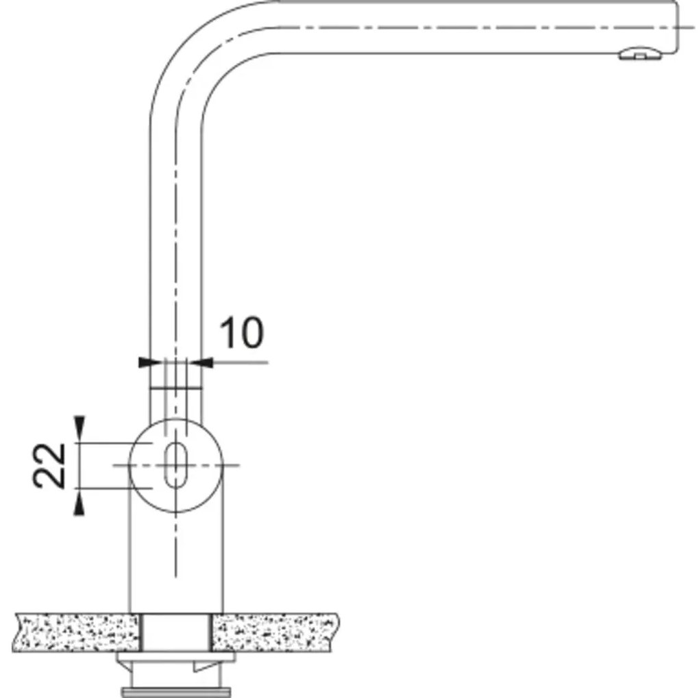 Dřezová baterie Franke FC 5489.501 Atlas Neo Sensor