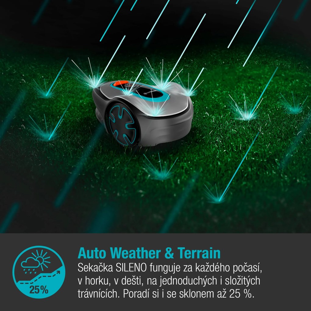 Robotická sekačka Sileno minimo 500 Gardena 15202-32