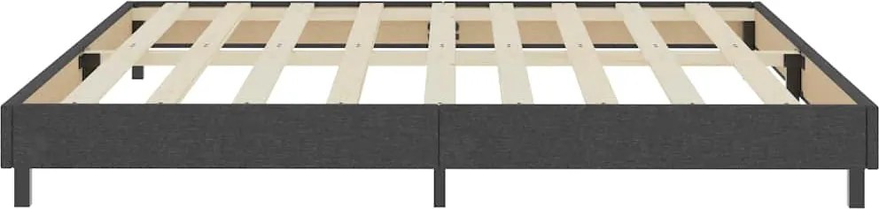 Postel boxspring šedá textil 200 x 200 cm 287459