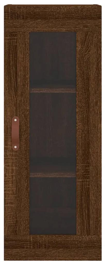 Skříň highboard hnědý dub 34,5 x 34 x 180 cm kompozitní dřevo - Default Title