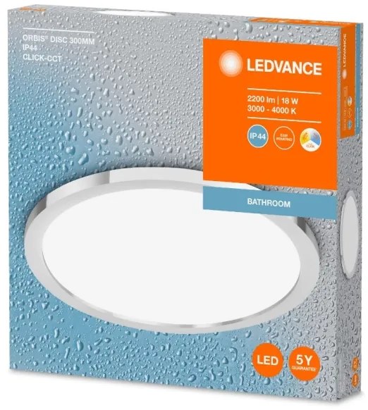 Ledvance - LED Koupelnové stropní svítidlo DISC LED/18W/230V 3000/4000K IP44