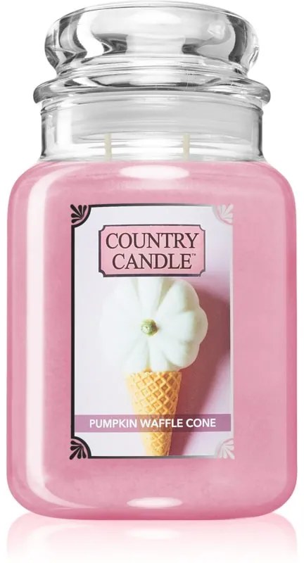 Country Candle Pumpkin Waffle Cone vonná svíčka 680 g