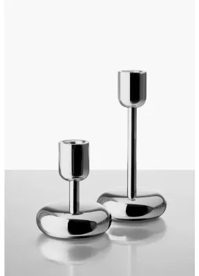 Svícen Nappula Steel 18,3 cm Iittala