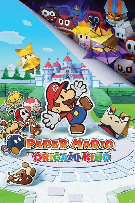 Postershop Plakát - Paper Mario (The Origami King)