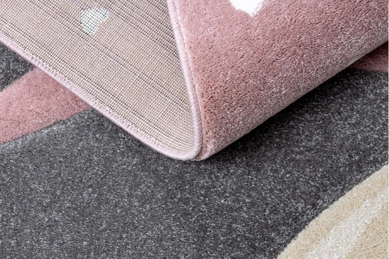 Dywany Łuszczów Dětský kusový koberec Petit Flamingos hearts pink - 180x270 cm