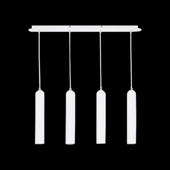 Minimalistické svítidlo Tubo 4 bílé