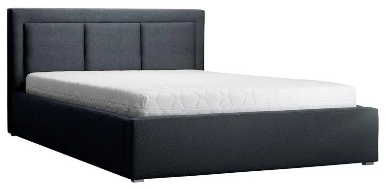 Čalouněná postel s rolovatelným roštem Koay, Rozměr postele: 180, Potah: Malmo 13 376