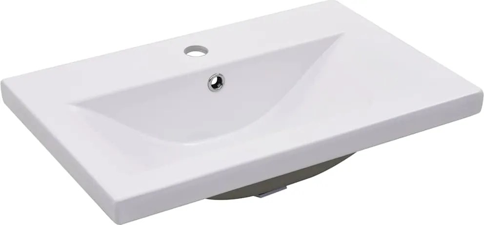Set koupelnového nábytku bílý kompozitní dřevo 3071180
