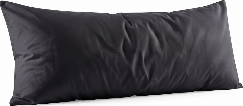 Kvalitex Bavlněný povlak na relaxační polštář černý 55x180cm