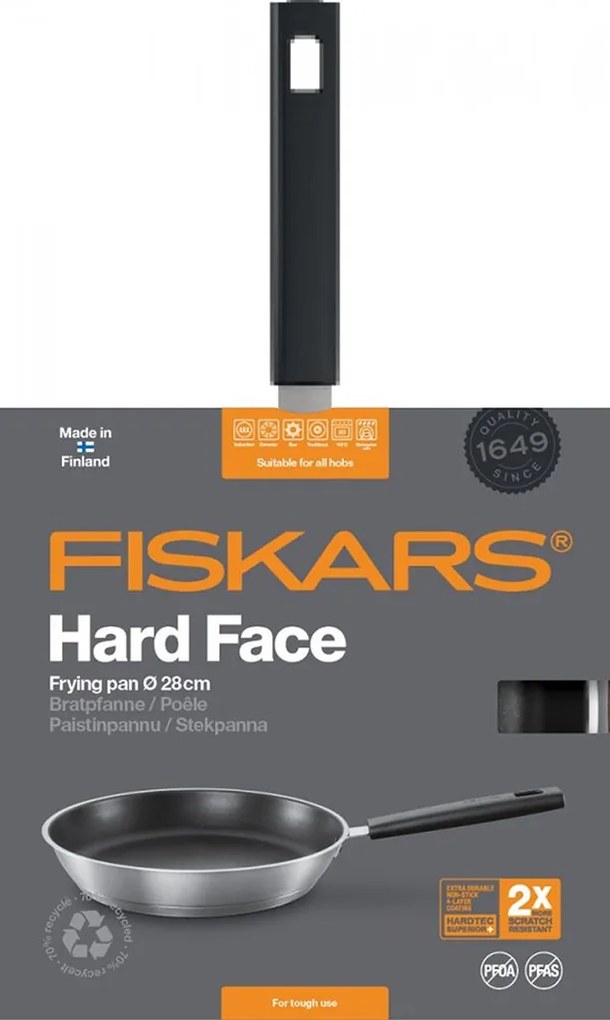 FISKARS Hard Face Steel Pánev 28cm 1052247