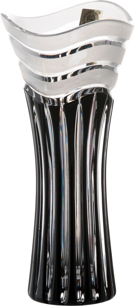 Váza Dune, barva černá, výška 180 mm