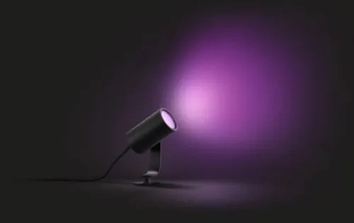 Venkovní spotové zemní/nástěnné svítidlo Philips Hue Lily 17415/30/P7 2200K-6500K RGB