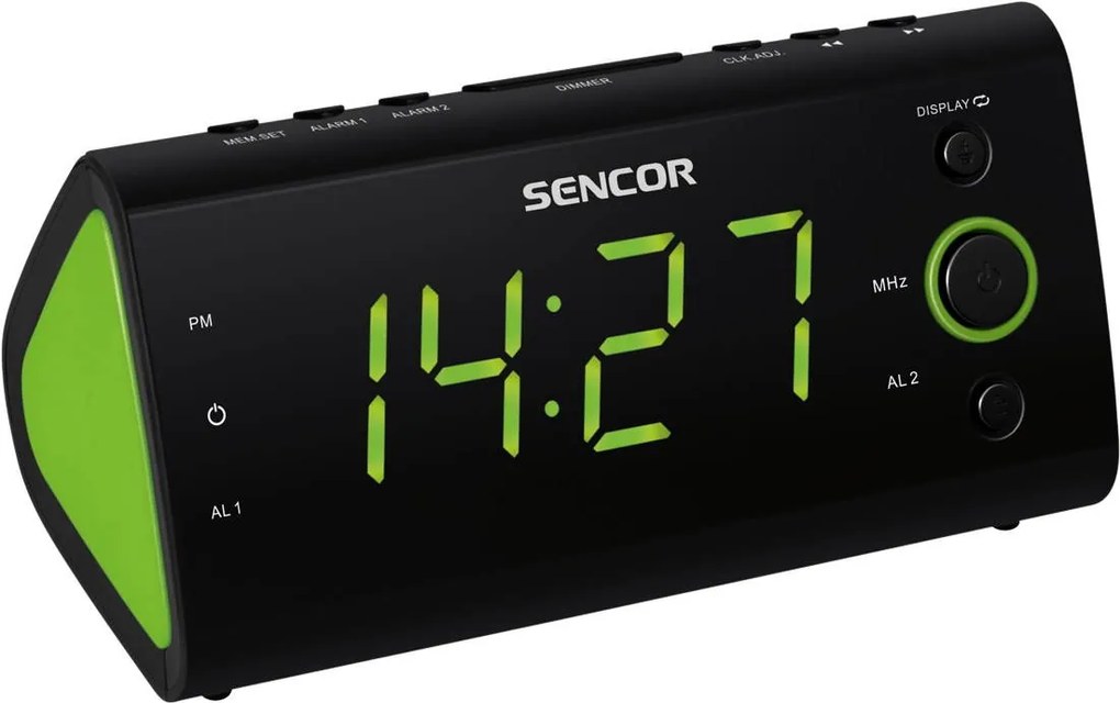 Radiobudík sencor src 170 gn zelený