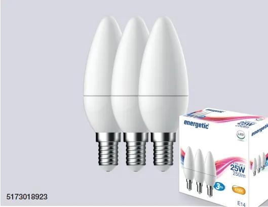 Nordlux LED žárovka E14 5,8W 2700K 3ks  LED žárovky plast 5173019323 Varianta: bílá
