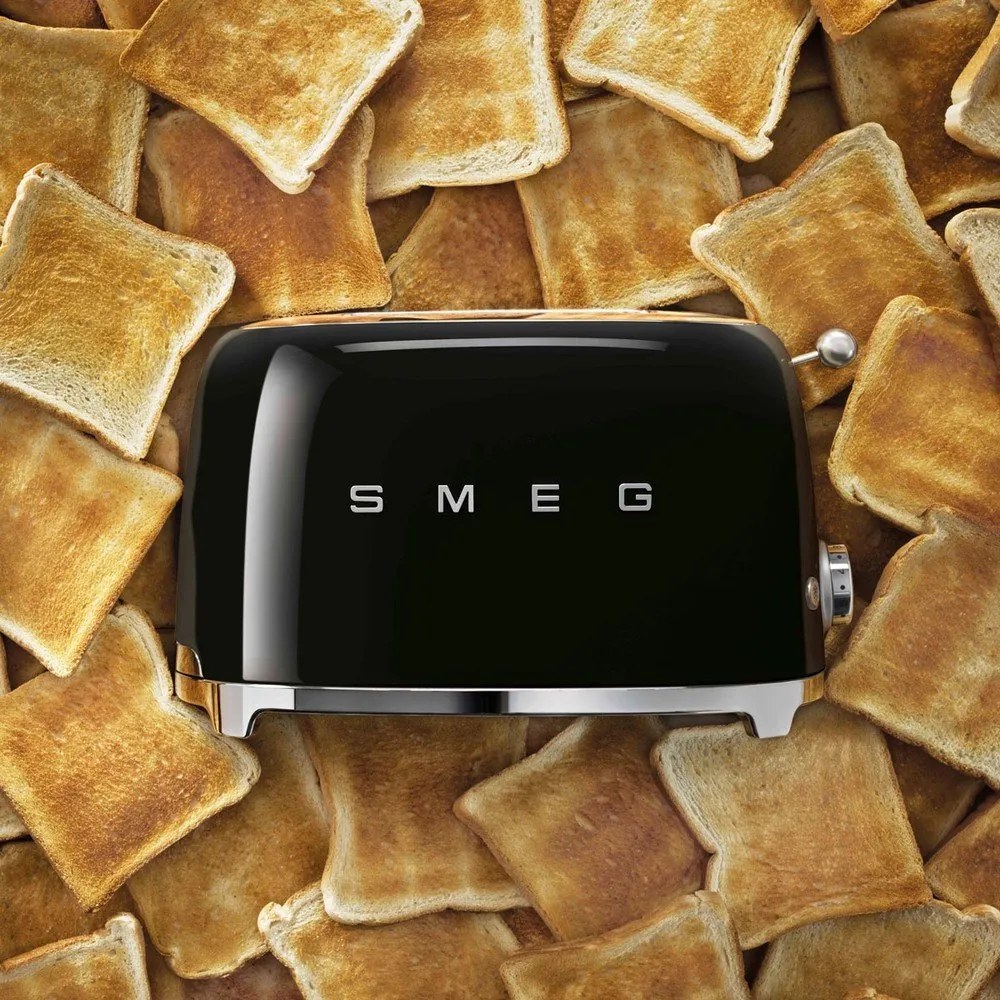 Černý topinkovač Retro Style – SMEG