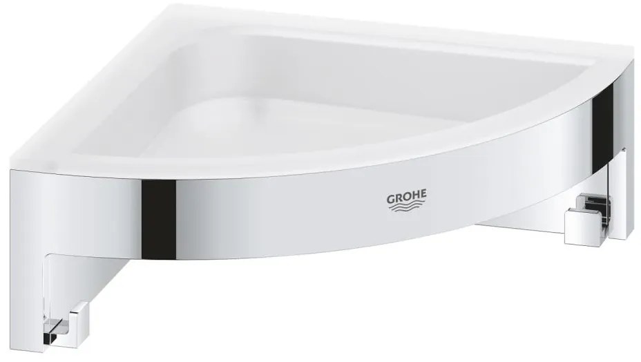 GROHE 41106000 - Rohová sprchová polička START CUBE 16 cm lesklý chrom 41106000
