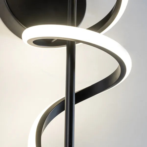 ONLI - LED Nástěnné svítidlo TWIST LED/25W/230V 4000K černá