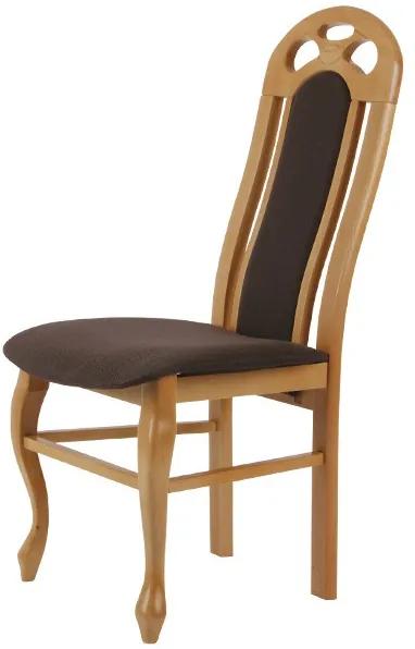 Jídelní dřevěná buková židle Bradop MARKÉTA – čalouněná, na míru