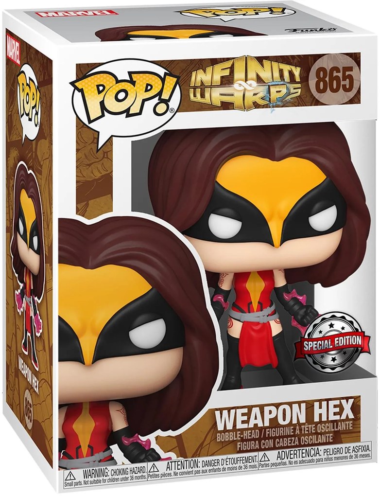 Funko pop marvel: infinity warps- weapon hex