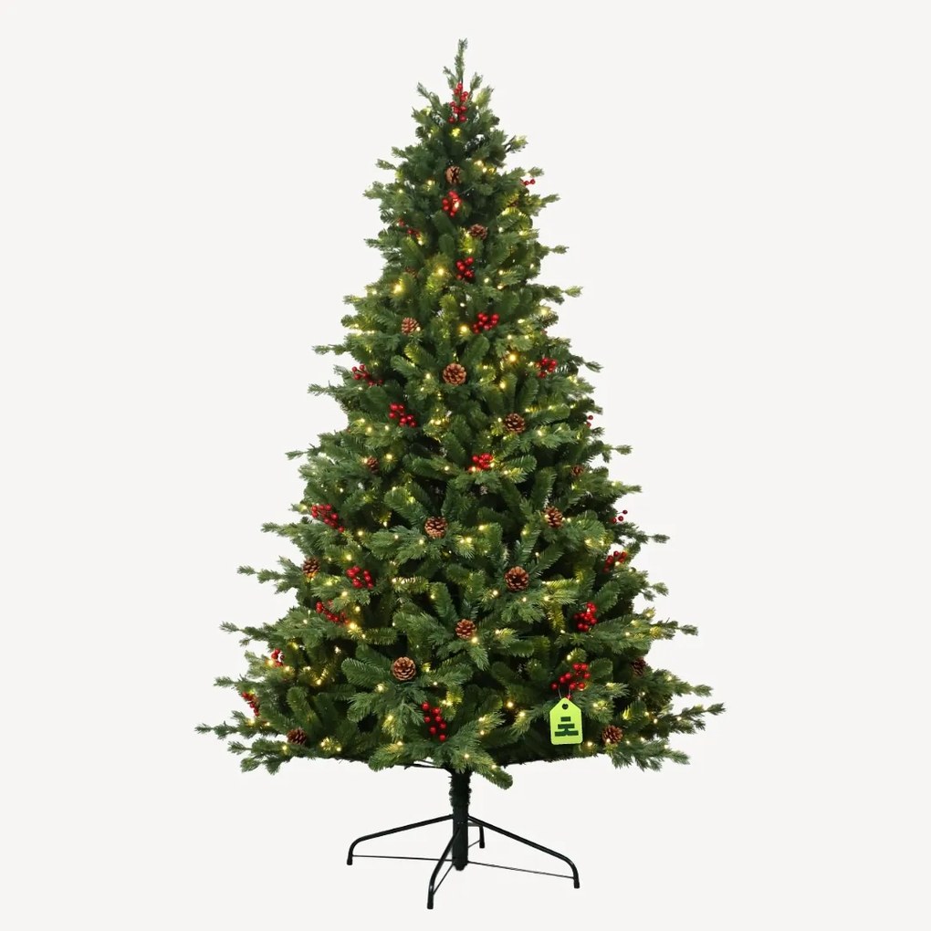 Smrk Zdobený 300 LED 150 cm