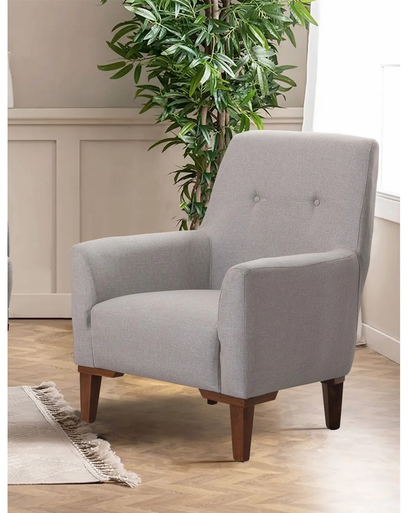 Hanah Home Třímístná pohovka BALERA s křeslem krémová 223 cm