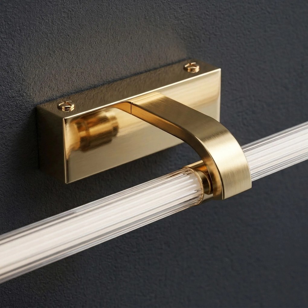 Toolight Toolight, LED nástěnné svítidlo 60cm, 13W, 4000K, 1000lm, APP1884-1W, zlatá lesklá, OSW-66039