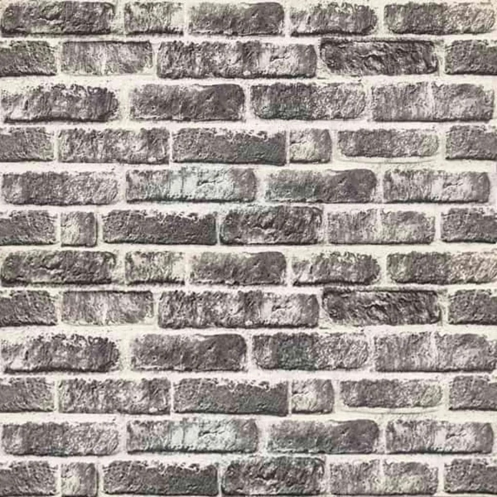 Nástěnné panely 10 ks 100 x 50 cm Tmavě šedá a bílá EPS pěna 332925