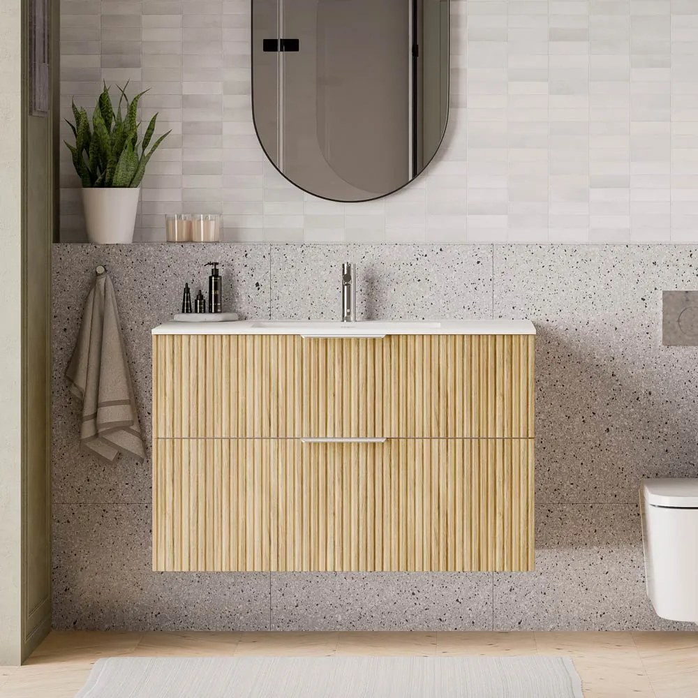 Duravit umyvadlo s umyvadlovou skříňkou TIM 100 cm