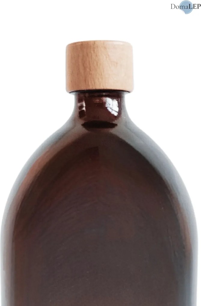 Dávkovač mýdla MONA 1 000 ml s uzávěrem v barvě přírodního dřeva
