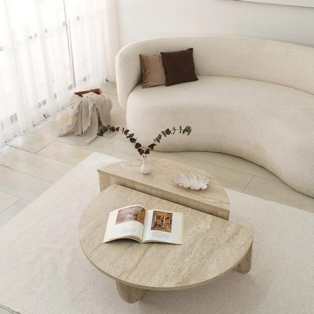 Konferenční stolek Podium Travertine