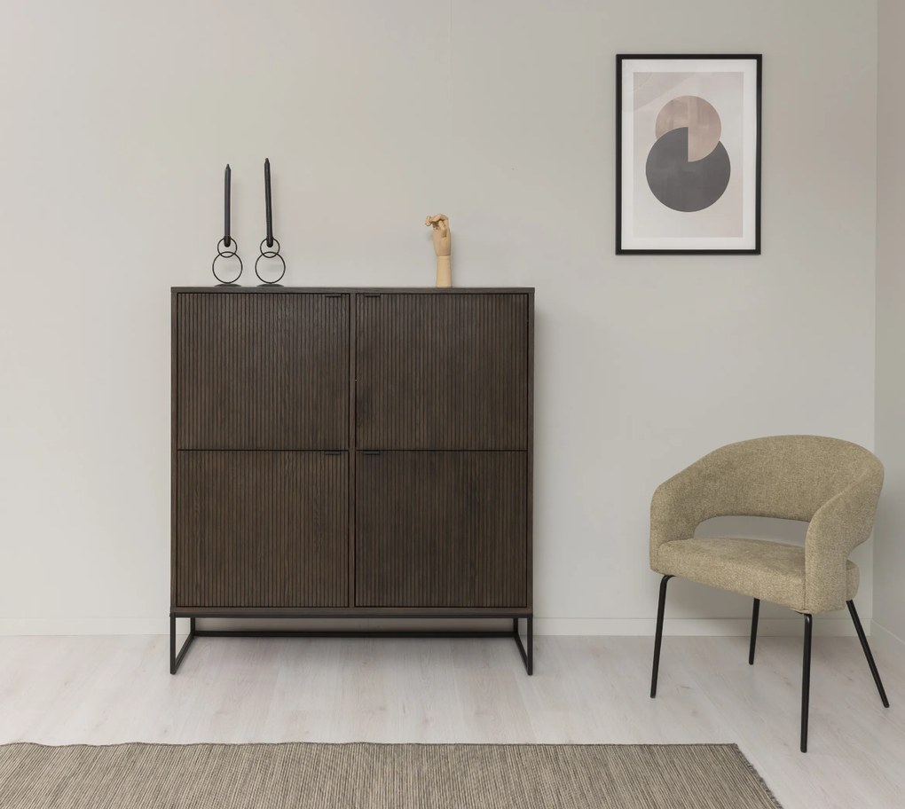 TENZO Dřevěný kabinet BALI hnědý 9001554920