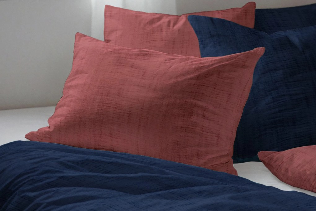 Mušelínové povlečení Dark navy Velikost: 140 x 220 + 70 x 90