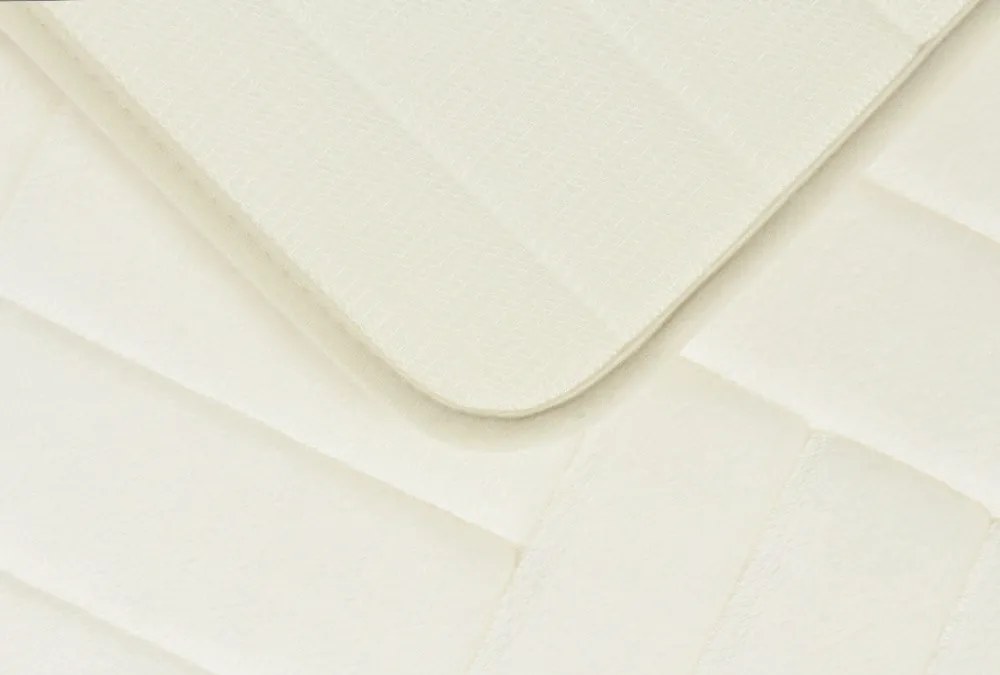 BO-MA, Protiskluzová koupelnová předložka 3D 667 cream, 40x50, bílá, koupelna
